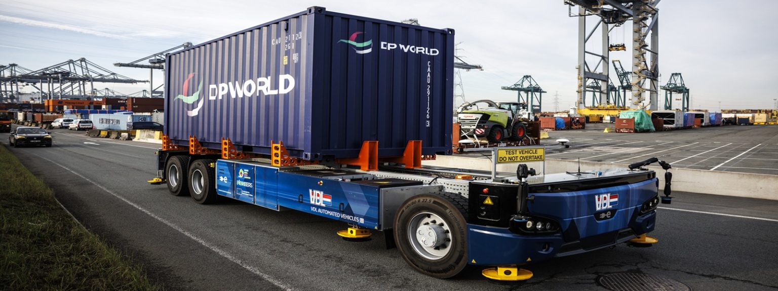 DP World Antwerp HOSTS SELF-DRIVING Vehicle TRIAL IN Live Terminal ...